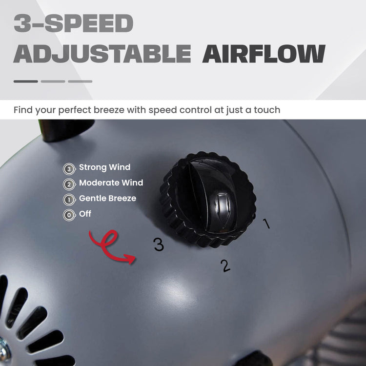 Russell Taylors 5-Blade Stand Fan with Metal Blade 16 inch SF2