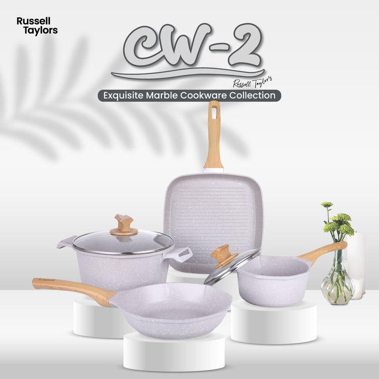 Russell Taylors Marble Non Stick Cookware Set CW-2