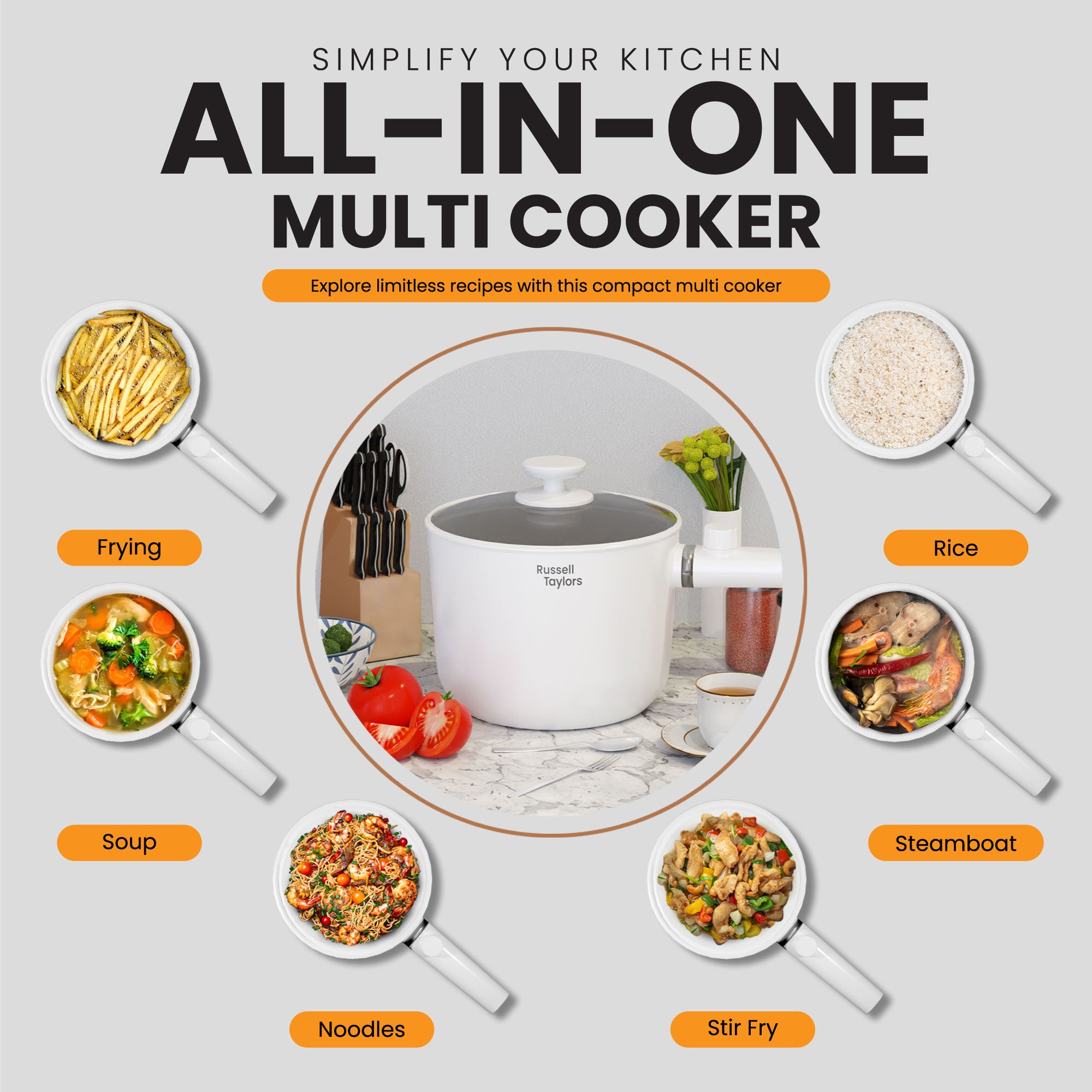 Russell Taylors Multi Cooker (1.5L) MC15